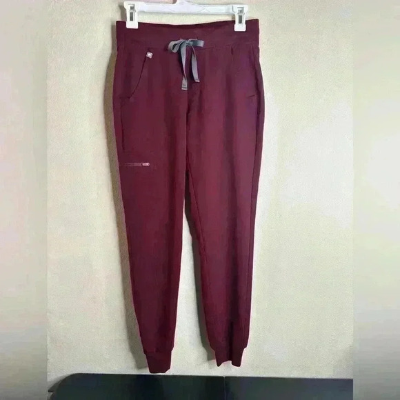 Figs | Pants & Jumpsuits | Figs Joggers Scrub Pants X Small Burgundy ...